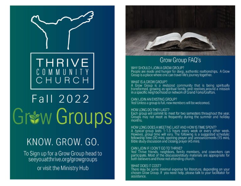 Grow Together | Thrive Community Church